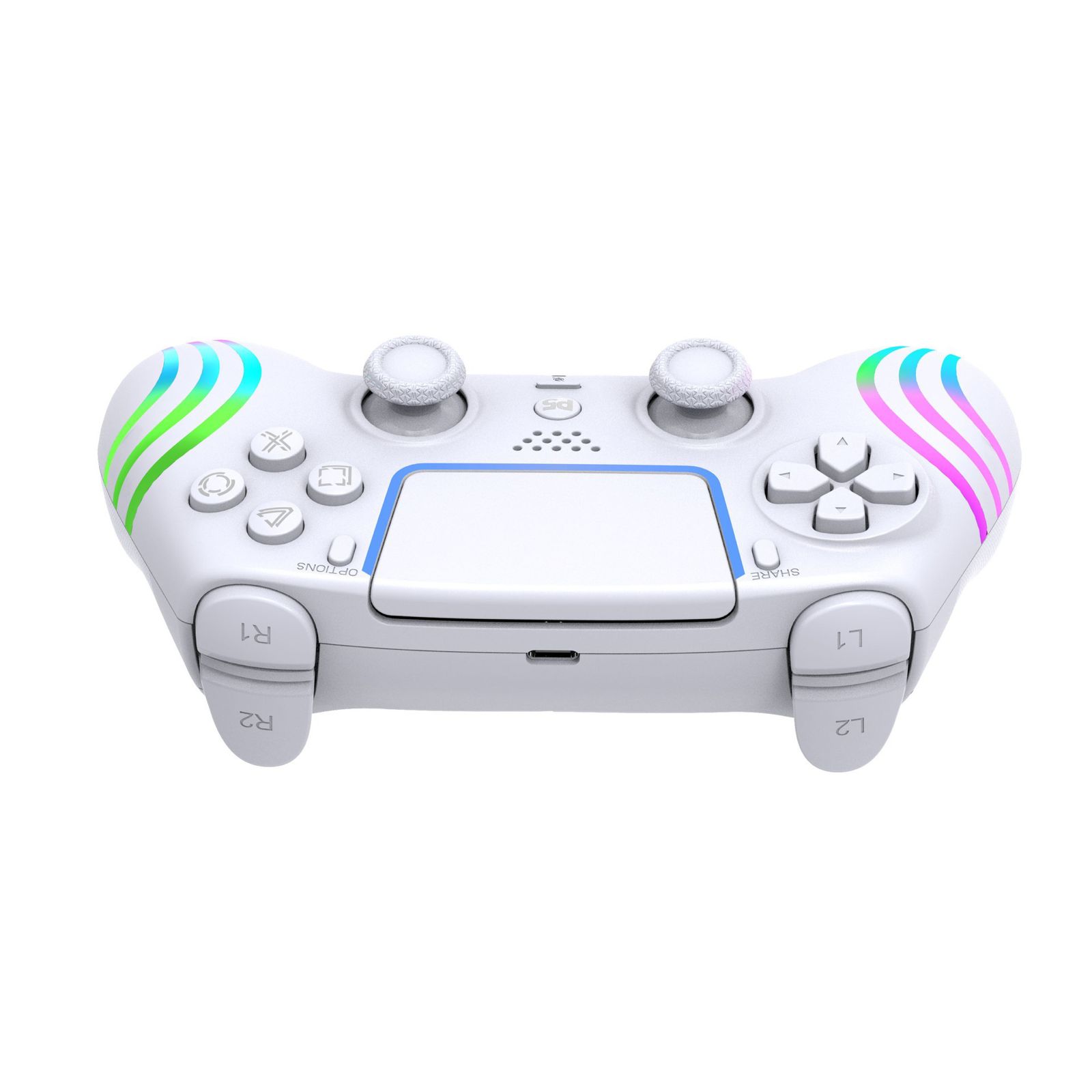 PS5 Bluetooth controller P5 SLIM gaming controller with colorful lights ...