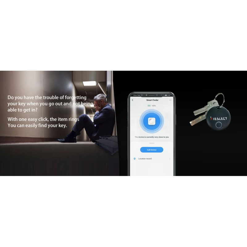 Kieslect Smart Tag Lite Pack (2 x Black and 1 x White) Black White - € ...
